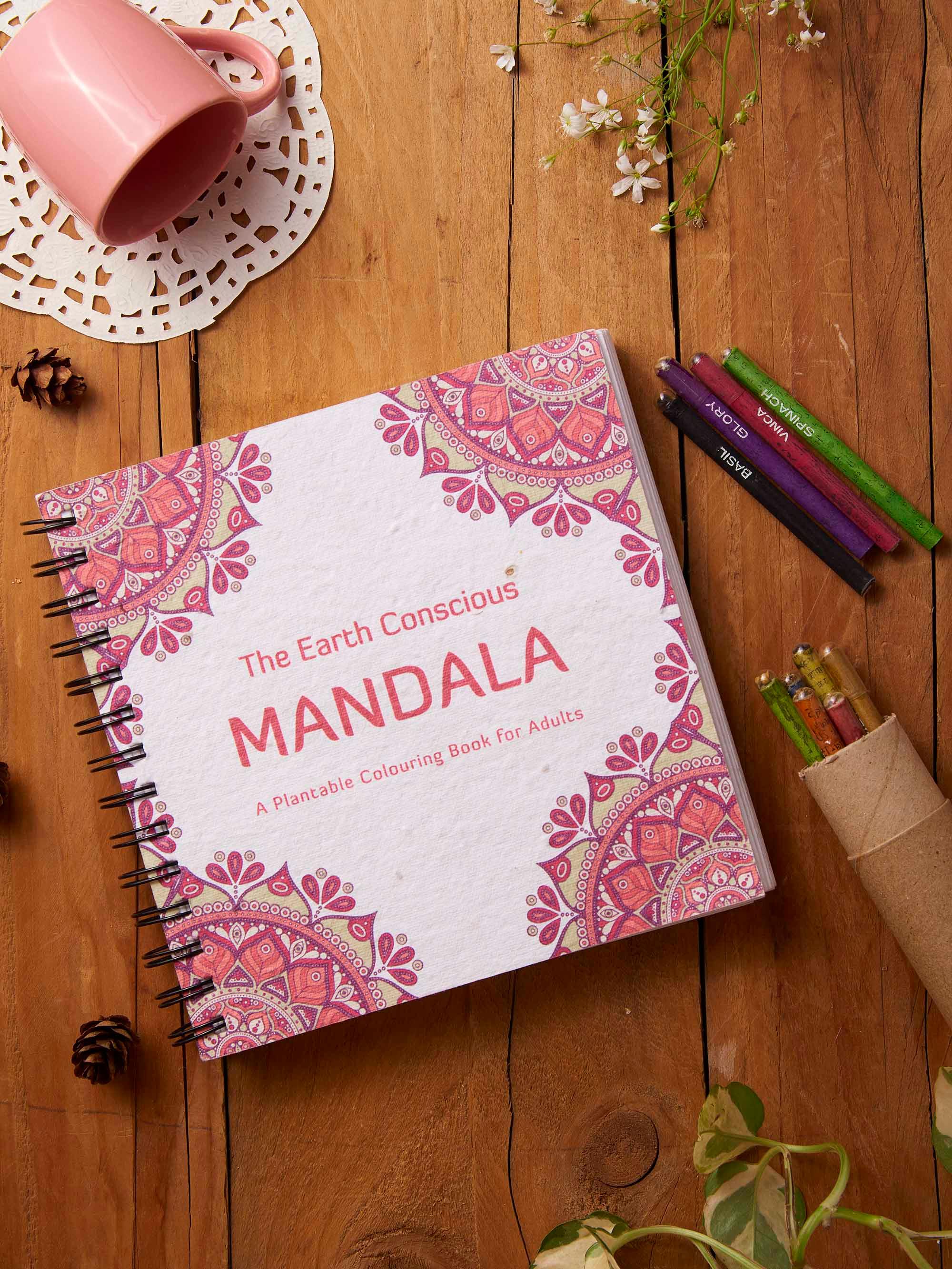 Eco-Friendly Plantable Adult Coloring Gift Set