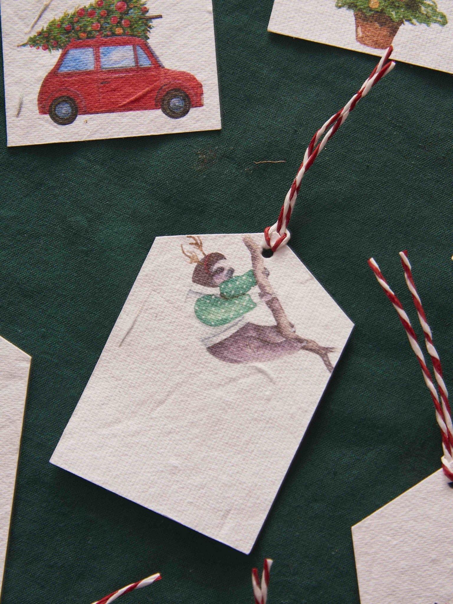 Christmas and New Year Themed Gift Tags (Set of 8)